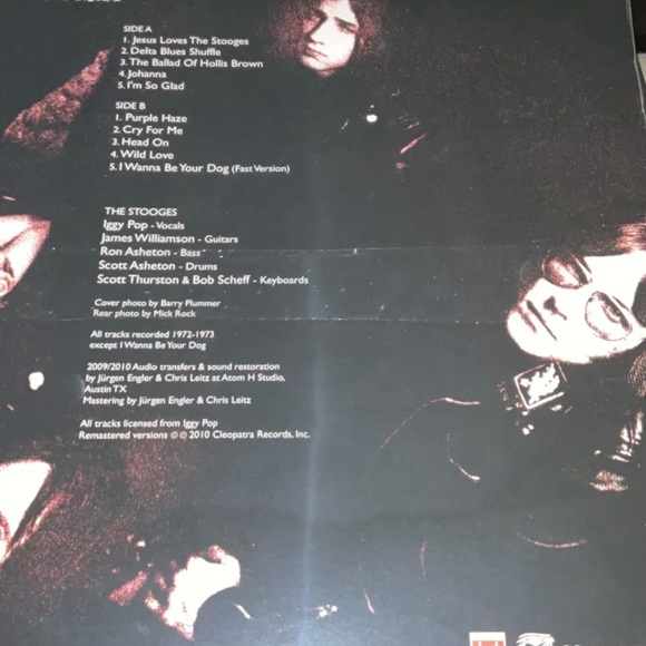 iggy pop | Media | Iggy Pop The Stooges Jesus Loves The Stooges Black Red Splatter Vinyl | Poshmark